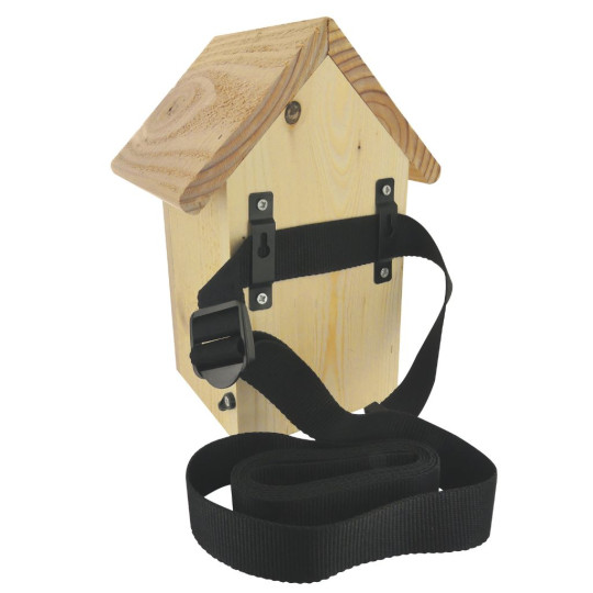Kit "Accroche Nichoir à oiseaux" sur un tronc d'arbre